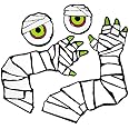 Amazon.com: Halloween Decorations Scare Kit with Mummy Eyes and Arms ...