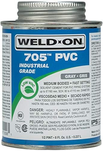 Weld-On 10098 705 Industrial Grade PVC Medium-Bodied High Strength ...