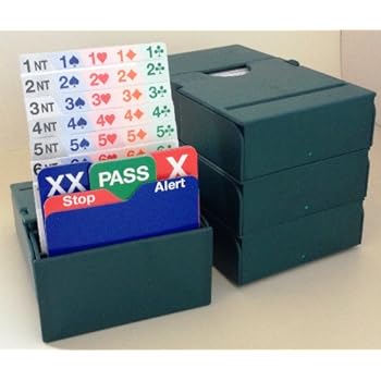 Amazon.com: Bid Buddy - set of four Bridge bidding boxes (Green): Toys ...