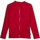 Amazon.com: SwimZip Little Boys' Short Sleeve Zipper Rash Guard UPF 50 ...
