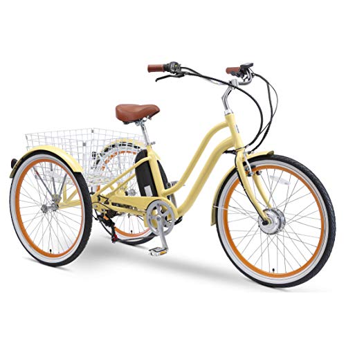 sixthreezero EVRYjourney Electric Adult Tricycle, 7-Speed Step-Through ...