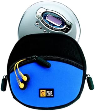 Case Logic Round CD Player Case. Blue Neoprene NDM10: Amazon.co.uk ...