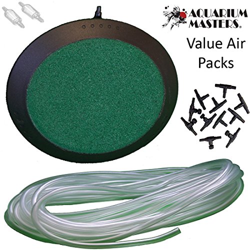 Buy Value Air Packs - 2 Deluxe 4 Inch Round Air Stones With 50 Feet Of ...