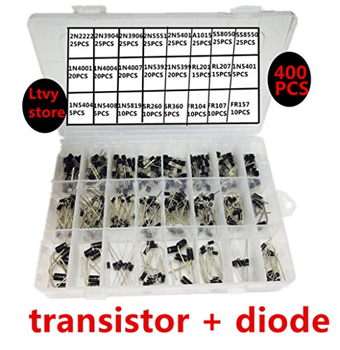 Ltvystore 24value 400pcs 3 Pin Power Transistors Socket 2n2222 S8550 ...