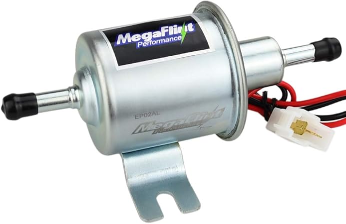 Amazon.com: Electric Fuel Pump 12V HEP-02A 2.5-4PSI Universal Low Pressure Gas Diesel Inline 12 ...