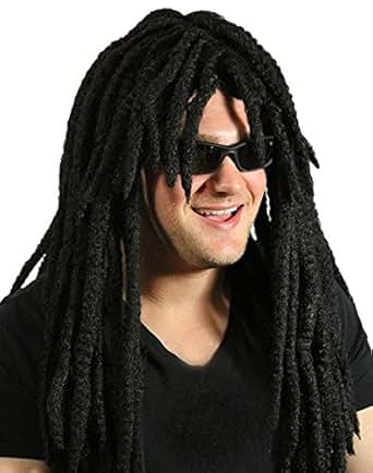 Amazon.com: My Costume Wigs Men's Rasta Dreadlock Wig (Black) One Size ...