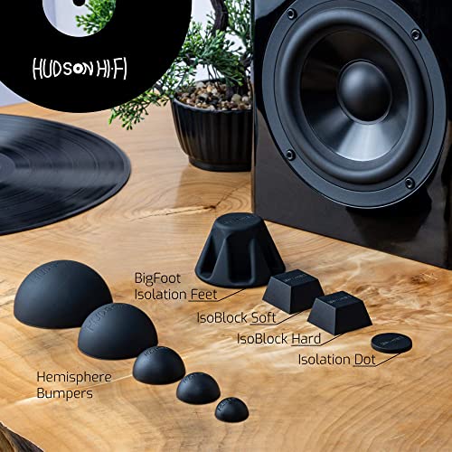 Hudson Hi-Fi 1" Platinum Silicone Isolation Dot, Non-Skid Isolation ...