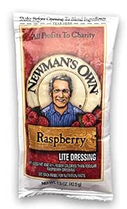 Amazon.com : Newman’s Own Lite Raspberry Vinaigrette Dressing , 1.5 oz ...