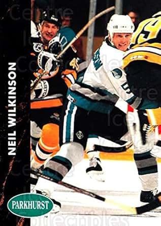 Amazon.com: (CI) Neil Wilkinson Hockey Card 1991-92 Parkhurst (base ...
