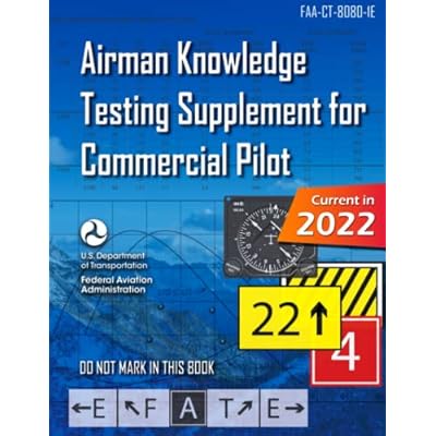 Buy Airman Knowledge Testing Supplement for Commercial Pilot FAA-CT ...