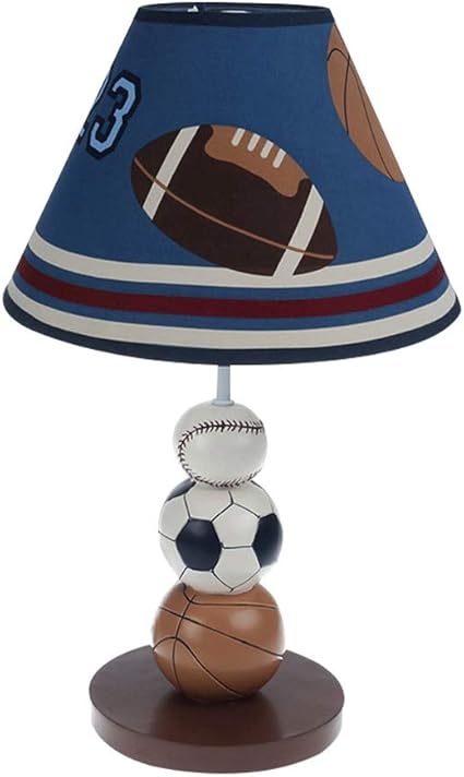 Bedside Football Table Lamps Children's Room Bedroom Bedside Lamp Boy ...