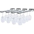 Amazon.com: AMUFYSHH 4 Packs 12 Inch Wine Glass Racks Cup Wall Mounted ...