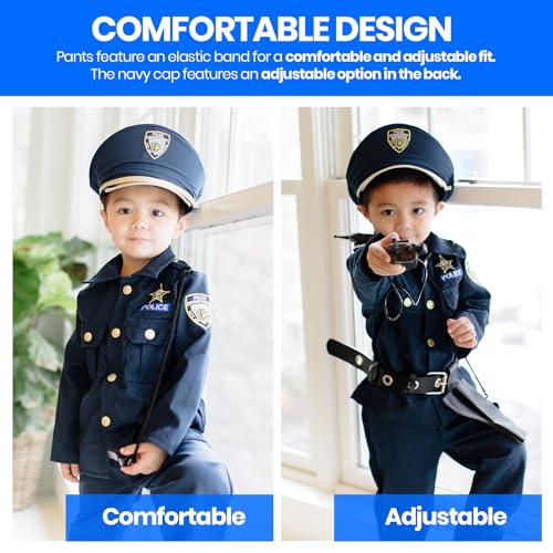 Dress Up America Police Costume for Kids - Police Officer Costume for ...