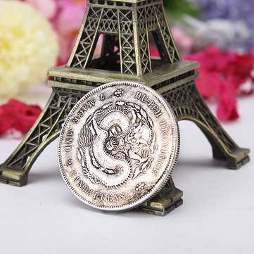 Generic Ancient Chinese Dragon Coins Qing Dynasty Old Silver Imitation ...