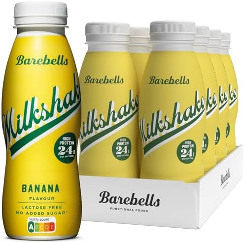 Barebells Creamy Protein Shake - Low Sugar, 24 g Protein per Bottle ...