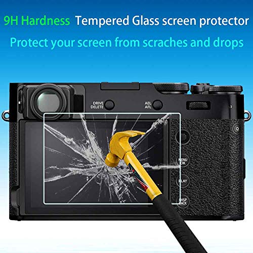 ULBTER Screen Protector for Fujifilm X-T4 X100V Fuji XT4 X-100V Camera [3Pack] with Hot Shoe ...