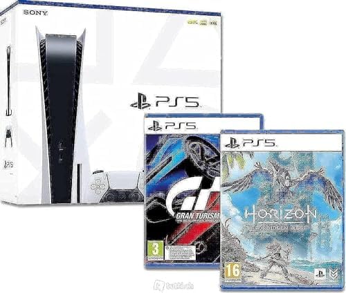 Playstation 5 Disc Console (KSA Version) with Horizon and Gran Turismo ...