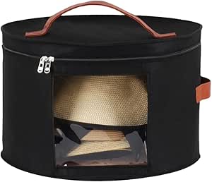 Amazon.com: Hat Box,Hat Storage Box,Stackable Round Brim Hats Organizer ...
