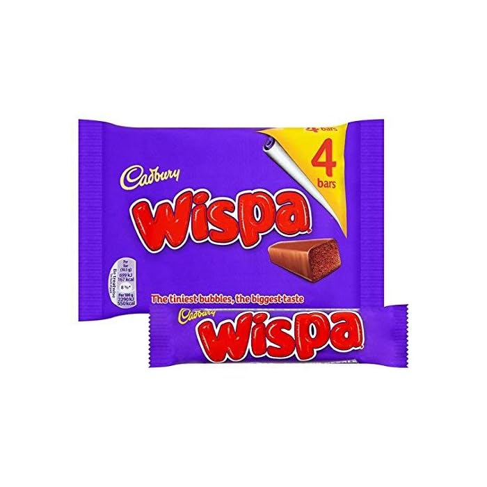 Buy Original Cadbury Wispa Chocolate Bar Pack Imported From The UK ...