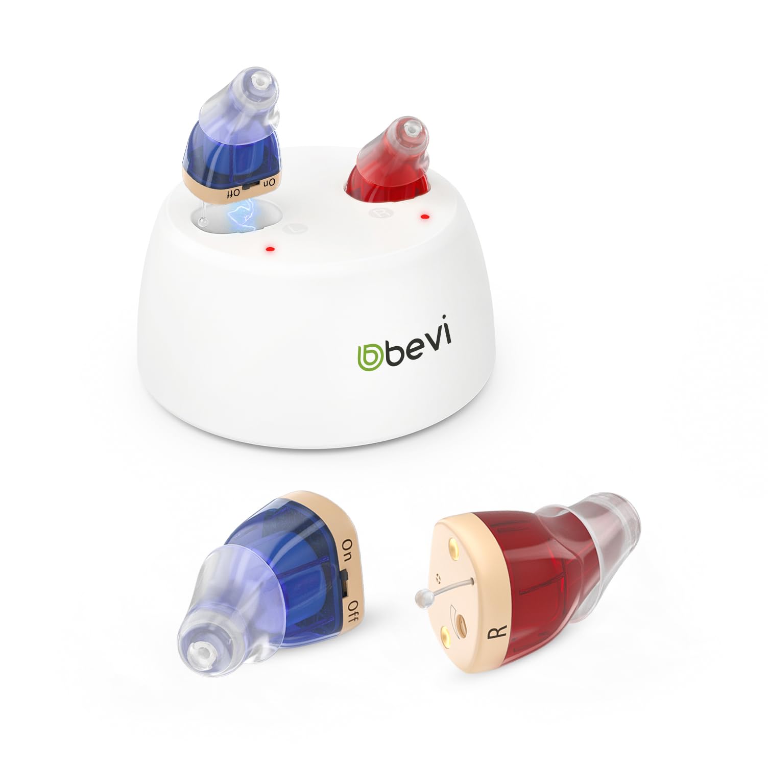BEVI Rechargeable Hearing Aids for Adults Seniors, OTC Hearing Aids for ...