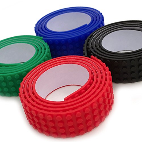 4 Stud Peel-n-BRICK Wide Brick Lego Tape, 3.2ft. RED | 11street ...