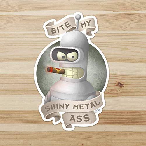 Amazon.com: Bender - Futurama - Original Artwork Sticker: Handmade