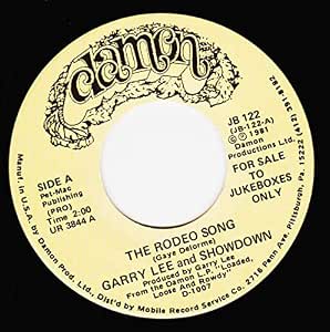 GARRY LEE AND SHOWDOWN - 45vinyl THE RODEO SONG / CAJUN BOOGIE (7"/45 ...