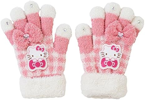Amazon.com : Sanrio Original Hello Kitty Kids Gloves : Ribbon : Clothing