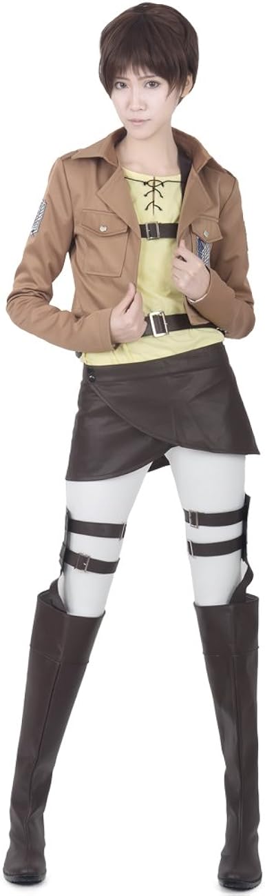 Miccostumes Men's Attack on Titan Eren Yeager Cosplay Costume (X-Large ...