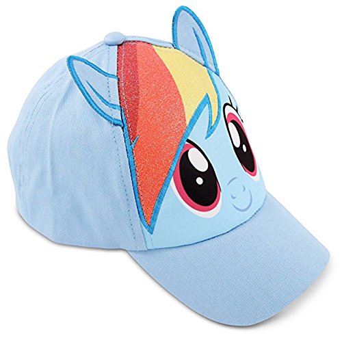 Hasbro girls My Little Pony Baseball Cap, Blue Rainbow Dash Baseball ...