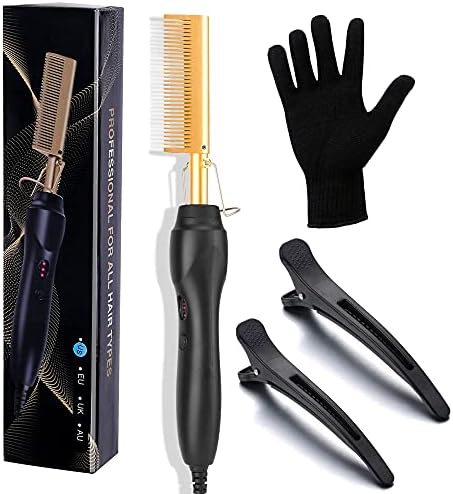 Aethland Hot Comb Electric, Pressing Combs for Natural Black Hair ...