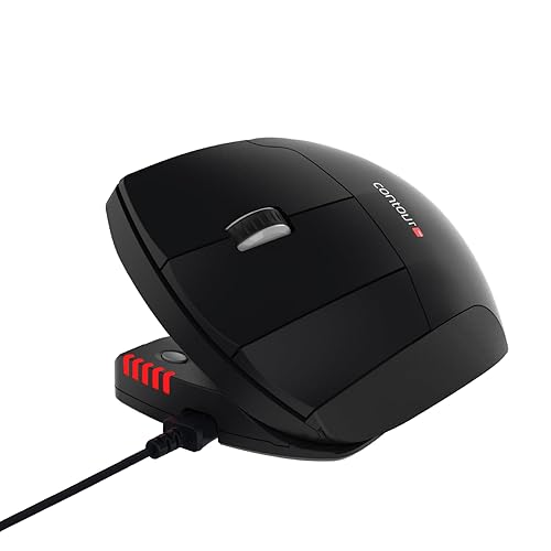 Contour Design Unimouse Left-Hand Mouse Wired - Wired Ergonomic Mouse ...