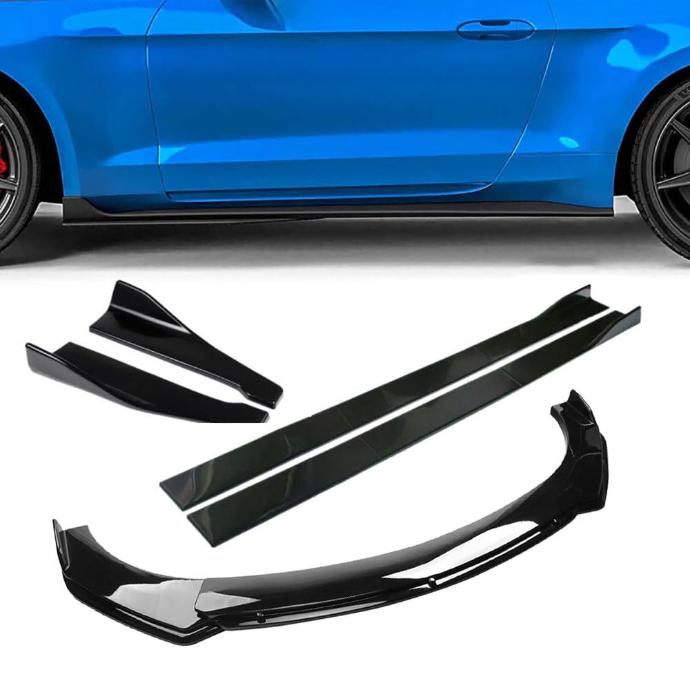 Mua Universal Car Front Bumper Lip Spoiler Body Kits + 86.6"/ 2M Side ...