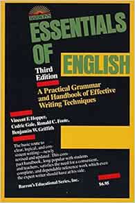 Amazon.com: Essentials of English (9780812022834): Hopper, Vincent ...