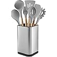 Amazon.com: Stainless Steel Kitchen Utensil Holder, Kitchen Caddy ...