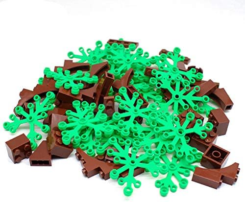 Feleph Green Big Tree Building Brick Toy Set, 17 cm Height Classic City ...