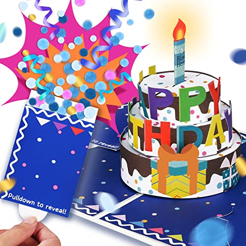 "BOOM"Birthday Card, Exploding Confetti Birthday Card, Musical Birthday ...