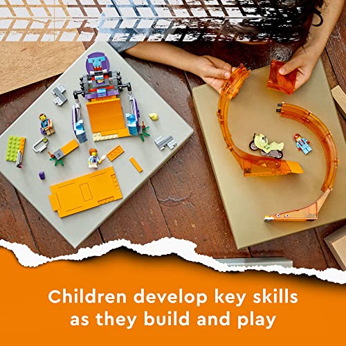 LEGO City Stuntz Smashing Chimpanzee Stunt Loop 60338 Building Toy Set ...