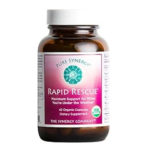 Amazon.com: Pure Synergy Rapid Rescue (42 capsules) w/Organic Echinacea ...