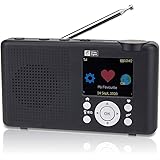 Amazon.com: Ocean Digital WR-23D Portable FM Internet Radio 2.4” Color LCD Built-in Battery Wi ...