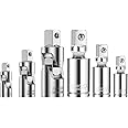 Universal Joint Swivel Socket Adapter Set 6PCS, 1/4IN, 3/8IN, 1/2IN ...