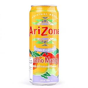 Amazon.com : AriZona Mucho Mango, 23 Ounce (Pack of 24) : Grocery ...