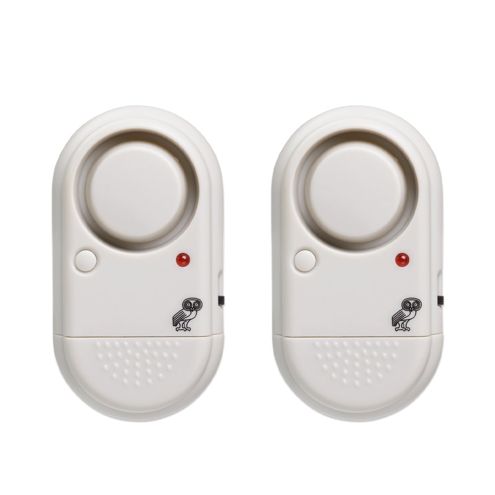 2 x Defender Window Shock Alarm with Theft Deterrent Sticker - 110dBs ...