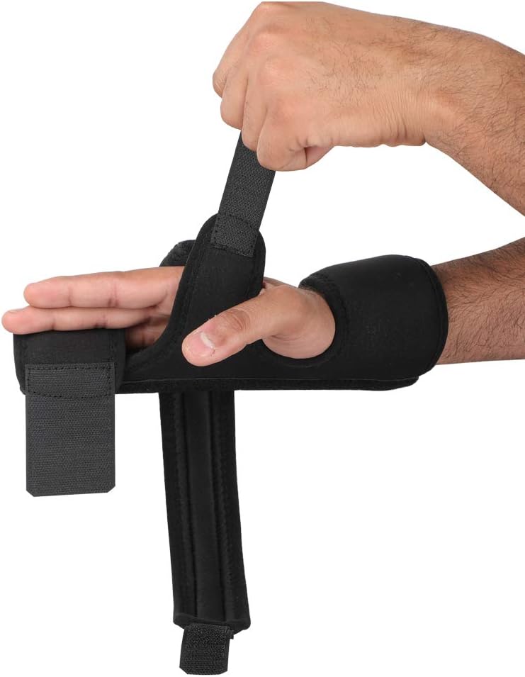 Boxer Finger Splint – Padded Support Brace with Removable Splint for ...
