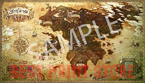 Best Print Store - Final Fantasy XIV Online A Realm Reborn Full Map ...