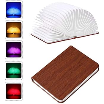 Book Light, Folding Book Lamp, Night Light Magicfly USB Rechargable ...