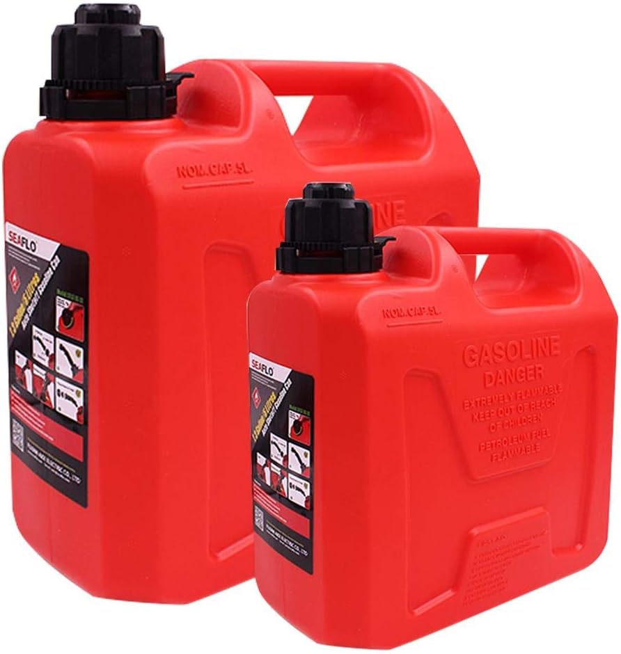 Amazon.com: softwind Fuel Tanks Anti-Static Plastic Car Oil Barrel 5L ...