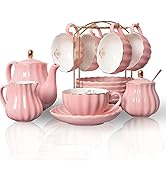 Amazon.com | Porcelain Tea Sets British Royal Series, 8 OZ Cups ...