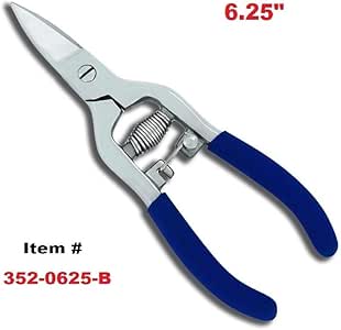 Amazon.com: 6.25" Heavy Duty Rag Quilt Snips Locking Scissors Spring Action