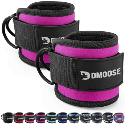 DMoose Ankle Strap for Cable Machine - One Size Fit with Premium ...
